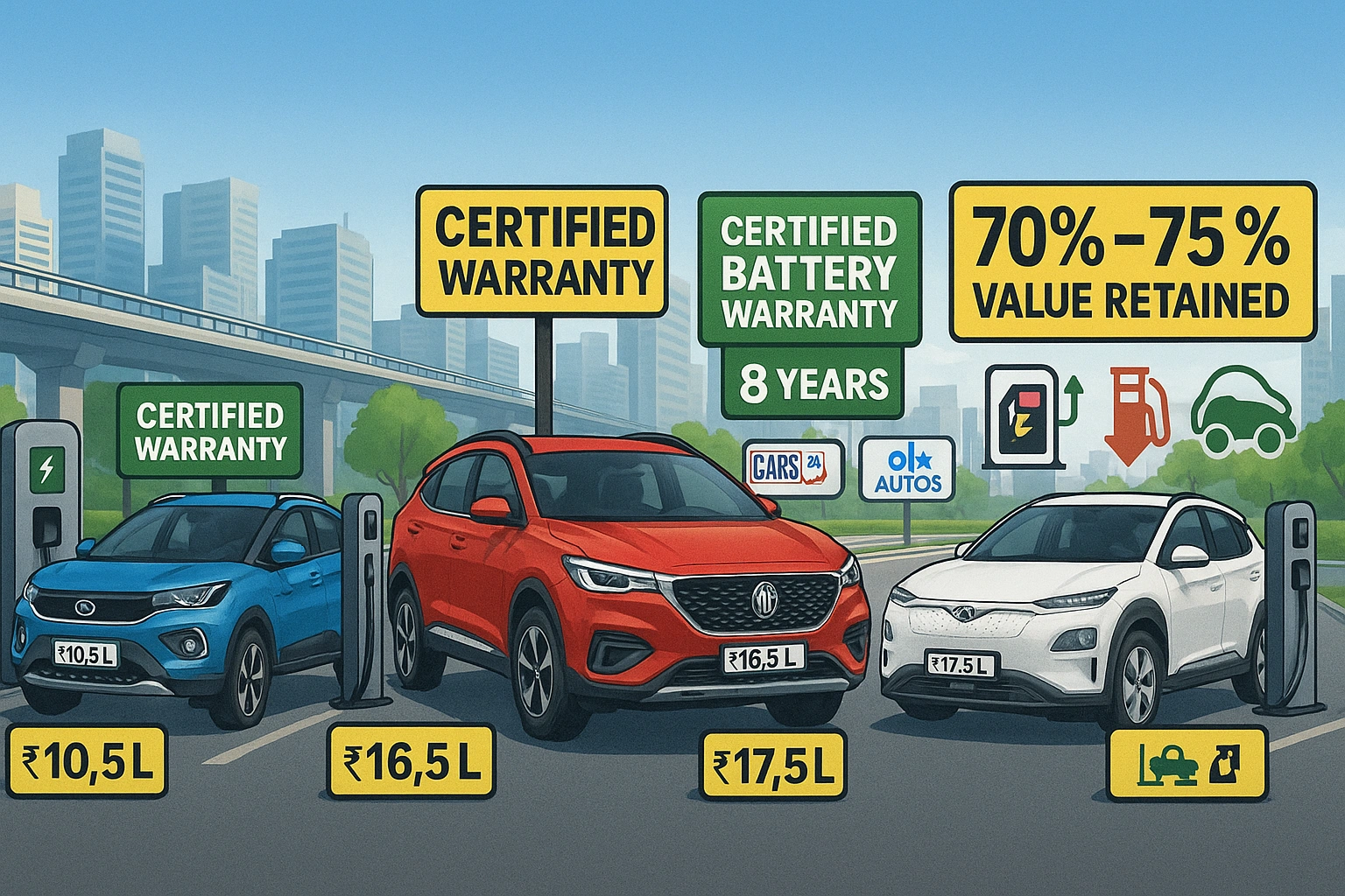Resale Value of Electric Cars in India (2025) | Full Details